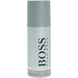 BOSS Herren Deo-Spray "Bottled", 50ml, silber, Deodorante, mit einem herzlichen Akzent