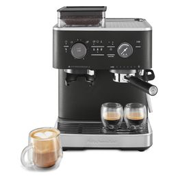 KitchenAid Espressomaschine "5KES6551EBK", B:33,5cm H:39,5cm T:28,11cm, schwarz, Kaffeemaschinen, Siebträger mit Mühle