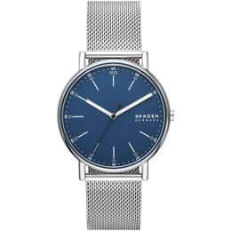 Skagen Damen Quarzuhr "SIGNATUR", silber, Armbanduhren, Armbanduhr, Herrenuhr, Damenuhr, analog, Edelstahlarmband