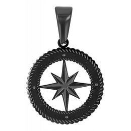 Adelia&acute;s ADELIA ́S Damen Kettenanh&auml;nger "Neuheit 2025 - hochwertiger Schmuck Anh&auml;nger aus Edelstahl", Edelstahl, schwarz, Edelstahl, Schmuckanh&auml;nger