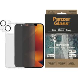 PanzerGlass Backcover "Set: Clear Glass + Case - iPhone 14", B:14cm H:5cm T:24cm, transparent, Hüllen