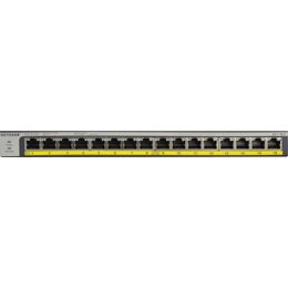 Netgear Netzwerk-Switch "GS116LP", B:28,6cm H:2,7cm T:10,2cm, grau, Netzwerk-Switches