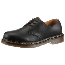 Dr. Martens Herren Schnürschuh "1461 3 Eye Shoe NAPPA", Gr. 39, schwarz, Nappaleder, unifarben, Schuhe, Freizeitschuh, Halbschuh, schmale Form mit