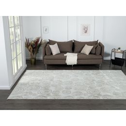 Teppich, B:200cm H:10mm L:290cm, beige, MyFlair MÖBEL & ACCESSOIRES, Polyester, Wohnzimmer, Teppiche, "My Style, LAGERRÄUMUNG", Kurzflor,