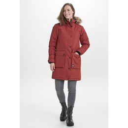 WHISTLER Damen Parka "Lizbeth", braun, Gr. 36, unifarben, 100% Polyester, Jacken, mit hochwertiger Regenausstattung