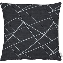 Dekokissen Apelt, B:46cm H:5cm L:46cm, grau, Leinen, Polyester, Kinderzimmer, Dekokissen_Sitzkissen_Kissenh&uuml;llen, "Vio", Kissenh&uuml;lle ohne F&uuml;llung, 1