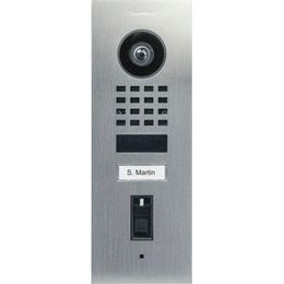 DoorBird Video-T&uuml;rsprechanlage "D1101FV IP Video T&uuml;rstation mit Fingerprint Edelstahl V2A", B:22,6cm H:8,5cm T:34,7cm, silber, &Uuml;berwachungskameras