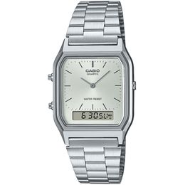 CASIO VINTAGE Damen Chronograph, silber, Armbanduhren, Quarzuhr, Armbanduhr, Damenuhr, Herrenuhr,Digitaluhr, Edelstahlarmband