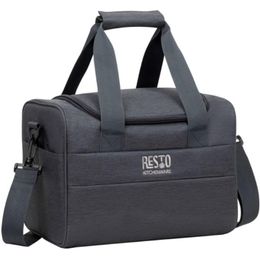 Kühltasche "Felis Große Lunchtasche faltbar, sportl. Picknicktasche Thermotasche", B:30cm H:22cm T:22cm, grau, RESTO KITCHENWARE, Kühlboxen,