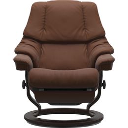 Relaxsessel stressless, B:88cm H:98cm T:77cm, braun, Leder BATICK: BATICK ist ein leicht korrigiertes, durchgefärbtes und genarbtes Möbelleder, bei