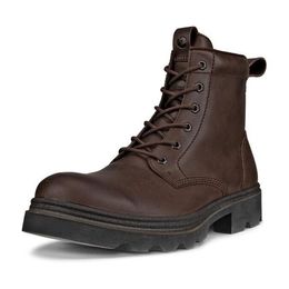 Ecco Herren Schnürboots "GRAINER M", Gr. 41, braun, Glattleder, Schuhe, Stiefelette, Workerboots, Winterboots, mit zwei Anziehlaschen