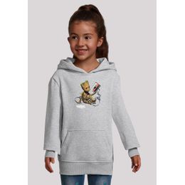 F4NT4STIC Jungen Kapuzenpullover "Marvel Guardians Of The Galaxy Vol2 Groot Tape", grau, Gr. 146, Obermaterial: 65% Baumwolle, 35% Polyester,