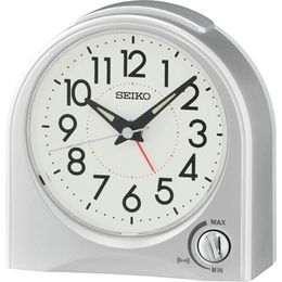 Seiko Quarzwecker, silber, Wecker, Wecker, Reisewecker, Piepalarm, Schlafzimmer, Geschenkidee