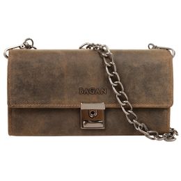 BAGAN Damen Geldb&ouml;rse, braun, Leder, vintage, Kleinlederwaren, echt Leder