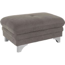 Hocker COTTA, B:98cm H:44cm T:67cm, grau, Struktur (100% Polyester );Chenille (90% Polyester; 10% Polyamid ), Garten, Hocker, "Enterprise"
