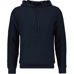 Ragman Herren Rundhalspullover, blau, Gr. L, 100% Baumwolle, Pullover