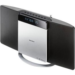 Kärcher KARCHER Digitalradio (DAB+) "MC 6580D", B:37,5cm H:21cm T:8,5cm, silber, Radios, Standfuß, CD Fach, CD/MP3-Player, USB Anschluss, DAB+, Bluetooth