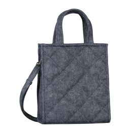 Damen Shopper "Wanessa", Tom Tailor Denim, blau, Polyurethan, Waffelmuster, clean, unifarben, washed, Taschen, aus Lederimitat in Denim Optik