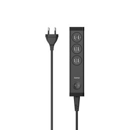 Hama USB-Ladegerät "USB-Mehrfach-Ladegerät 6 Ports USB-A für Tablets und Smartphones 34W", B:4cm H:19cm T:3,5cm, schwarz, Ladegeräte
