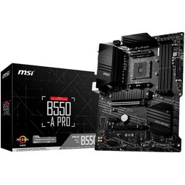 MSI Mainboard "B550-A PRO", B:30,5cm H:6,5cm T:24,5cm, schwarz, Mainboards