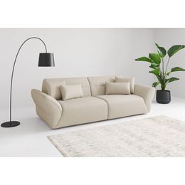 Sit & More Big-Sofa SIT & MORE, B:300cm H:91cm T:116cm, beige, 95% Polyester 5% Polyamid, Sofas, "Dali"