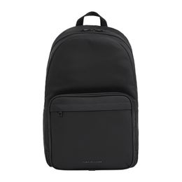 Tommy Hilfiger Freizeitrucksack "TH REPREVE BACKPACK", schwarz, Lederimitat, Textil, Rucksäcke, Men Rucksack, Arbeits-Rucksack mit verstellbaren