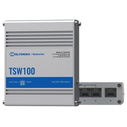 Teltonika Netzwerk-Switch "TSW100", B:15cm H:7cm T:17,5cmohne farbbezeichnung, Netzwerk-Switches
