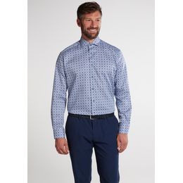 Eterna Herren Langarmhemd "COMFORT FIT", blau, Gr. 42, Twill, 100% Baumwolle, Hemden, EASY IRON (b&uuml;gelleicht)