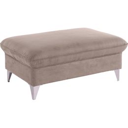 Polsterhocker COTTA, B:101cm H:46cm T:65cm, braun, NaturLEDER: Bitte beachten Sie, dass Lederbez&uuml;ge mehr N&auml;hte aufweisen als Stoffbez&uuml;ge.;Kunstleder