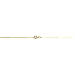 Firetti Damen Fußkette "Schmuck Geschenk Gold 333 / 585 Körperschmuck Ankerkette diamantiert", 25, Gelbgold 333, gold, Gelbgold 333, Fußketten, Made