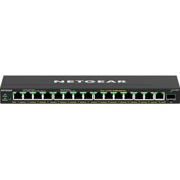 Netgear Netzwerk-Switch "GS316EPP-100PES", B:28,6cm H:2,7cm T:10,2cm, schwarz, Netzwerk-Switches