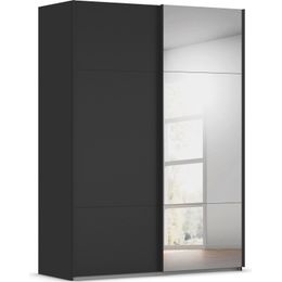 Schwebet&uuml;renschrank Rauch, B:162cm H:223cm T:68cm, schwarz, Holzwerkstoff, Schr&auml;nke, "Kleiderschrank Schrank Garderobe Schlafzimmerschrank CONTIDO",