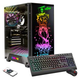 GAMEMAX PC "Multimedia-PC Rockstar 7459", Microsoft Windows 11 Home (64 Bit), 16 GB RAM 1.000 GB SSD, schwarz, B&uuml;ro, Desktop-PCs