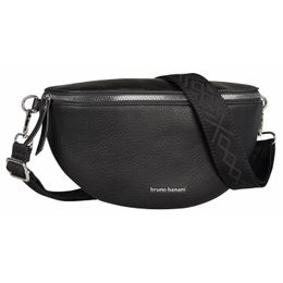 Bruno Banani Damen Bauchtasche "Amalfi", schwarz, Lederimitat, Taschen, Gürteltasche Umhängetasche Breiter Gurt Crossbody Bag