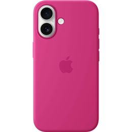 Apple Smartphone-Hülle "iPhone 16 Silikon Case mit MagSafe", iPhone 16, pink, Hüllen