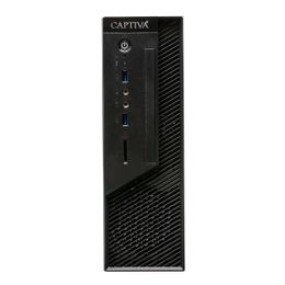 Captiva Business-PC "Workstation I73-090", Microsoft Windows 11 Pro (64 Bit), 8 GB RAM 500 GB SSD, schwarz, Desktop-PCs