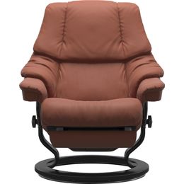 Relaxsessel stressless, B:88cm H:98cm T:77cm, rot, Leder BATICK: BATICK ist ein leicht korrigiertes, durchgefärbtes und genarbtes Möbelleder, bei dem