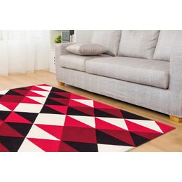 Teppich Arte Espina, B:170cm H:22mm L:240cm, rot, Obermaterial: 100% Modacryl, Wohnzimmer, Teppiche, "Joy 4130", Sehr strapazierf&auml;hig,