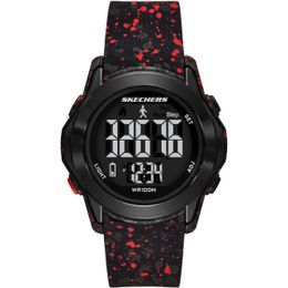 Skechers Herren Chronograph "GALLOWAY", schwarz, Armbanduhren, Quarzuhr, Armbanduhr, Herrenuhr, digital, Beleuchtung
