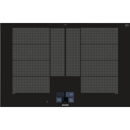 Siemens Flex-Induktions-Kochfeld von SCHOTT CERAN, B:81,2cm H:5,1cm T:52cm, schwarz, Kochfelder, mit cookConnect-System