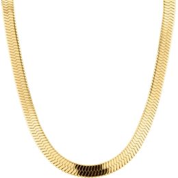 Damen Edelstahlkette "LJ-0884-N-45, LJ-0885-N-45", Edelstahl, L: 45 B: 6mm, gold, Liebeskind Berlin, Edelstahl, B:6mm, Halsketten