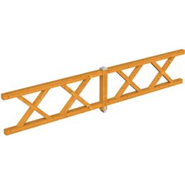 Skan Holz Br&uuml;stungsgel&auml;nder SKANHOLZ, H:84cm L:465cm, braun, Gel&auml;nder, "Andreaskreuz"