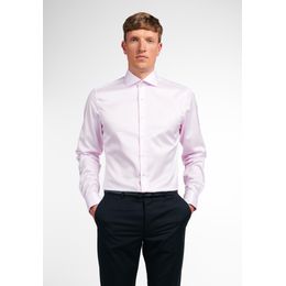 Eterna Herren Langarmhemd "SLIM FIT", rosa, Gr. 44, Twill, 100% Baumwolle, Hemden, NON IRON (b&uuml;gelfrei)