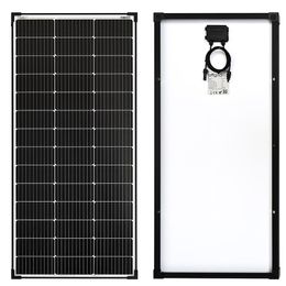 OFFGRIDTEC Solarmodul "MONO-150 V2 Solarpanel 23V Black Frame", schwarz, Solarmodule, 2 Bypass Dioden