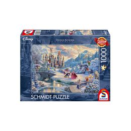 Schmidt Spiele 1000tlg. Puzzle "Die Schöne & das Biest,Zauberhafter Winterabend"- ab 12 Jahren - 25% | Gesellschaftsspiele