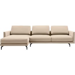 Ecksofa, B:280cm H:91cm T:172cm, grau, CREATION BY ROLF BENZ, Wohnzimmer, Sofas, "CR.414, Designecksofa, Polsterecke, L-Form", wahlweise aus feinstem