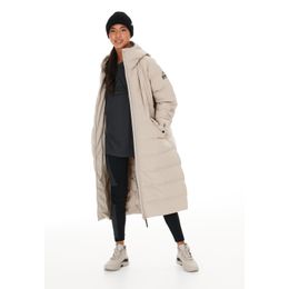 SOS Damen Outdoorjacke "Vars", beige, Gr. XL, unifarben, 100% Polyester, Jacken, mit praktischer Druckknopf-Verstellung