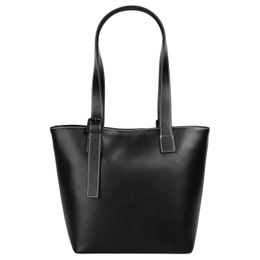 Bugatti Damen Shopper "ZITA", schwarz, Kunstfaser, leicht glänzend, unifarben, Taschen