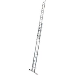 Krause Schiebeleiter "Corda Seilzugleiter", B/H/L: 113cm x 665cm x 450cm, grau, Leitern, 2x16 Sprossen