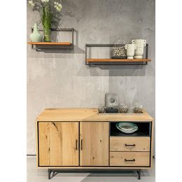 Sideboard GUTMANN FACTORY, B:150cm H:80cm T:43cm, beige, MDF, Wohnzimmer, Sideboards, Kommode, Breite 150 cm